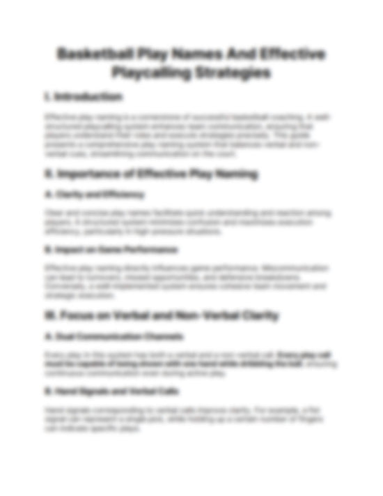 Basketball Play Names And Effective Playcalling Strategies – Hoop Mentality