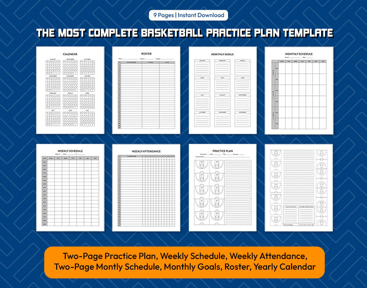 Basketball Practice Plan Template - Hoop Mentality