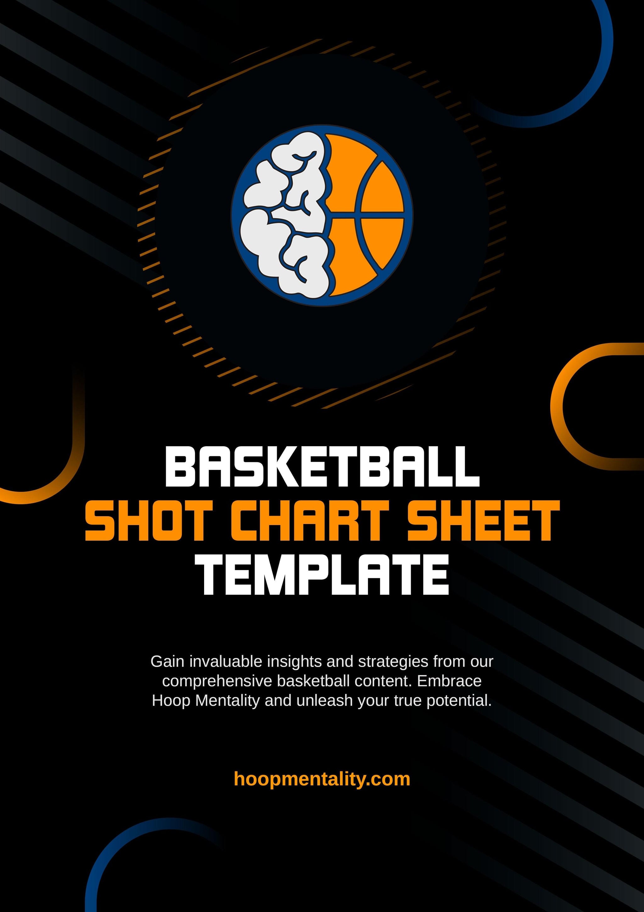 Basketball Shot Chart Sheet Template - Hoop Mentality