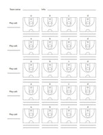 Blank Basketball Court Diagram For Drawing Plays (Printable) – Hoop ...
