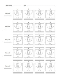 Blank Basketball Court Diagram For Drawing Plays (Printable) – Hoop ...