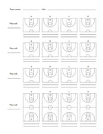 Blank Basketball Court Diagram For Drawing Plays (Printable) – Hoop ...